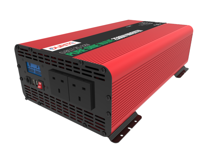 Durite Compact 2500W Pure Sinewave Inverter 12V DC - 230V AC | 12 Volt ...