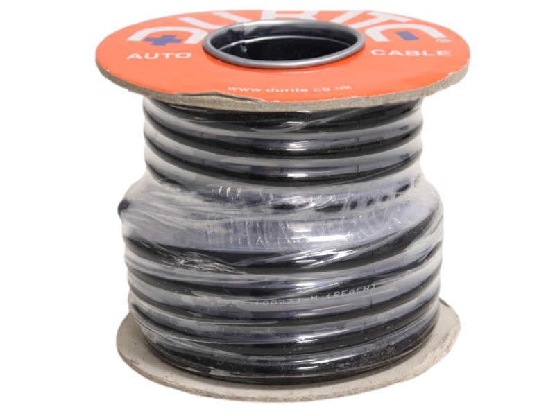 Durite Copper Core Flexible PVC Battery Starter Cable - 25mm² 170A -10m ...