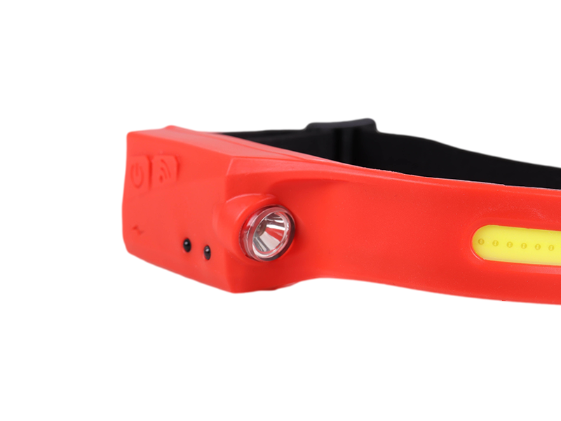 Durite Ultra Light Rechargeable COB LED Head Torch With Motion Sensor ...