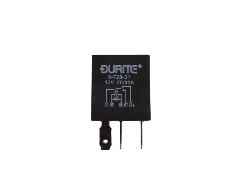 Durite Micro Changeover Relay With Diode 12V 20/30A | 12 Volt Planet
