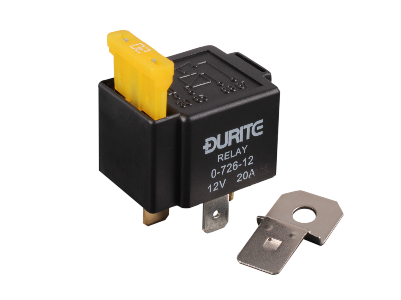 Mini Make & Break Relay 12V 20A With Blade Fuse | 12 Volt Planet