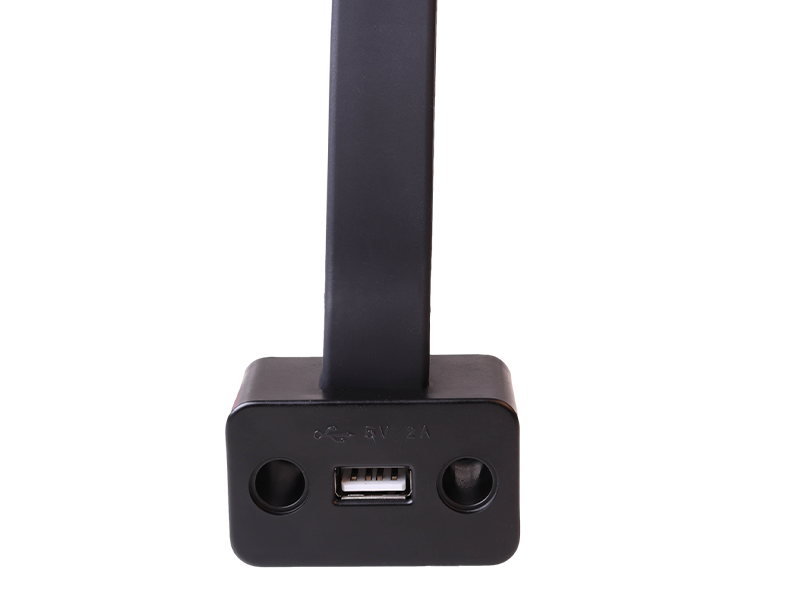 FAWO Black LED Swan F Flexible Reading Light With USB Socket | 12 Volt ...