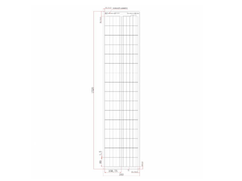 100W Monocrystalline Black Semi-Flexible Fibreglass Solar Panel - Ultra ...