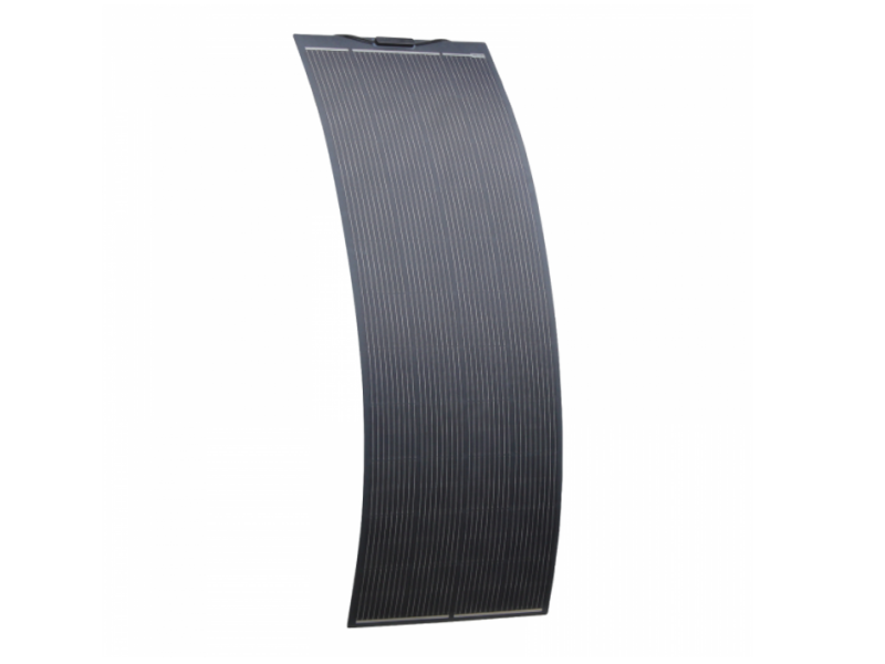 270W Monocrystalline Black Semi-Flexible Fibreglass Solar Panel | 12 ...