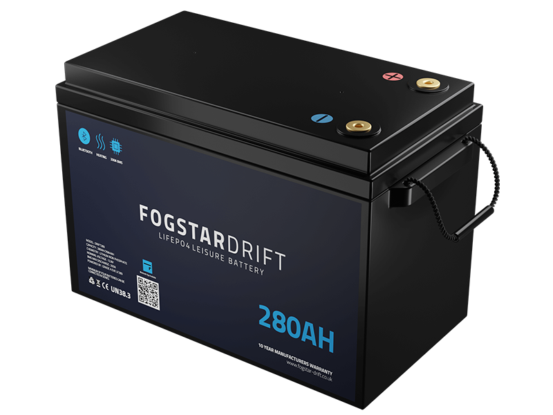 Fogstar Drift 12V 280Ah Lithium Leisure Battery | 12 Volt Planet