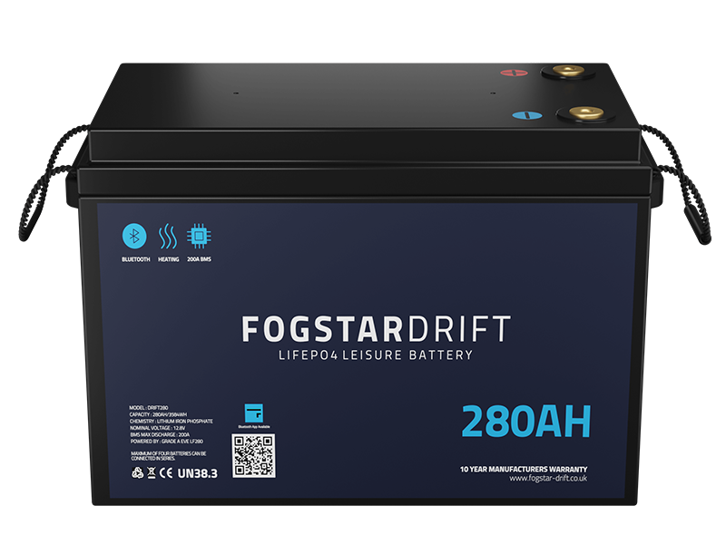 Fogstar Drift 12V 280Ah Lithium Leisure Battery | 12 Volt Planet