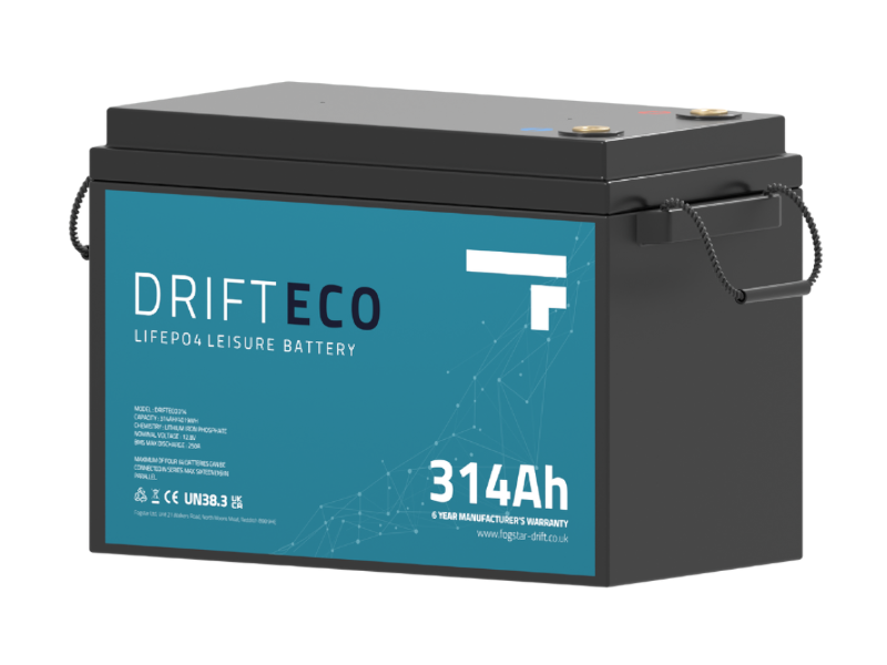 Fogstar Drift ECO 12V 314Ah Lithium Leisure Battery + Bluetooth | 12 ...