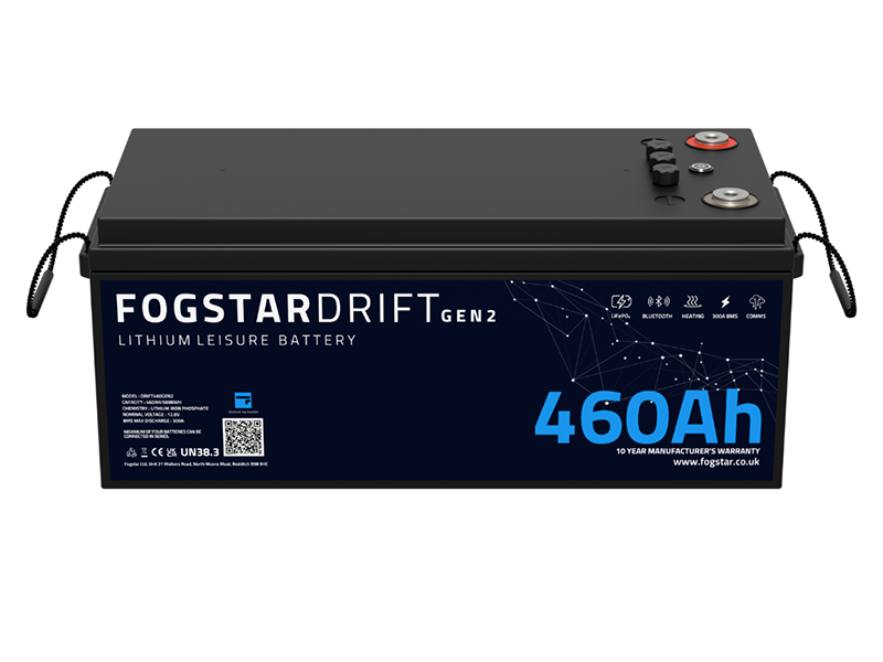 Fogstar Drift 12V 460Ah Lithium Leisure Battery (Gen2) | 12 Volt Planet
