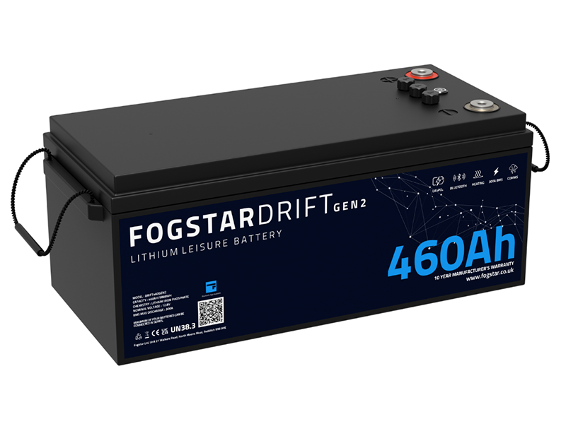 Fogstar Drift 12V 460Ah Lithium Leisure Battery (Gen2) | 12 Volt Planet