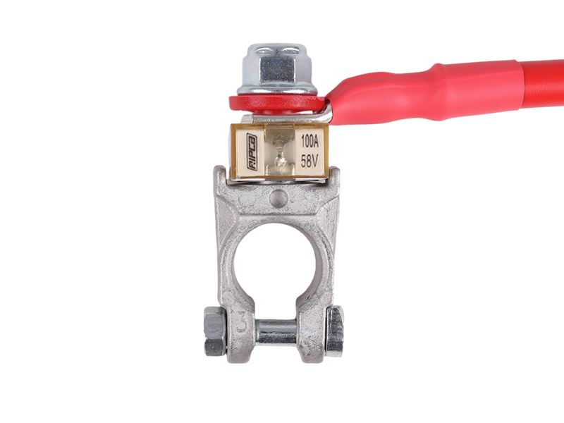 Fused Positive Battery Terminal Clamp With Isolation Washer & Nut | 12 ...