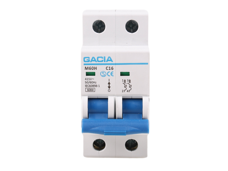 GACIA 16 Amp Double Pole MCB | 12 Volt Planet