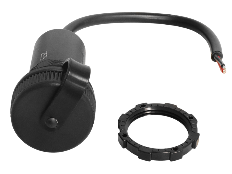 IP68 Waterproof Panel Mount Double USB-A Socket - 12V/24V (5V, 2.4A ...