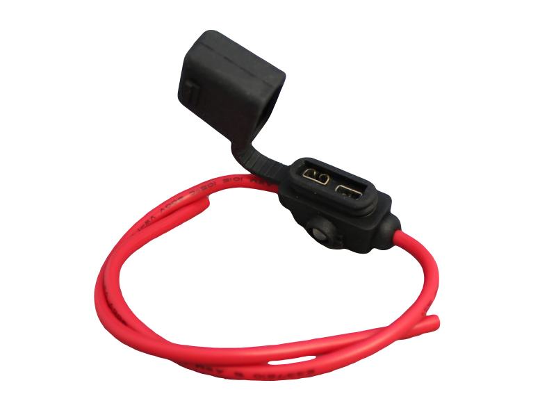 Splashproof Standard Blade Fuse Holder With LED | 12 Volt Planet