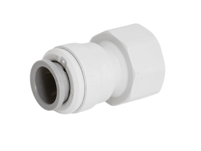 John Guest Push Fit Straight Adaptor 12mm - 1/2" BSP Female | 12 Volt ...