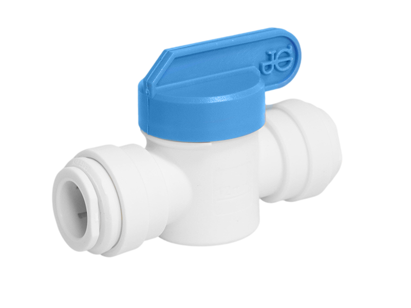 John Guest Push Fit Inline Shut Off Valve 12mm | 12 Volt Planet