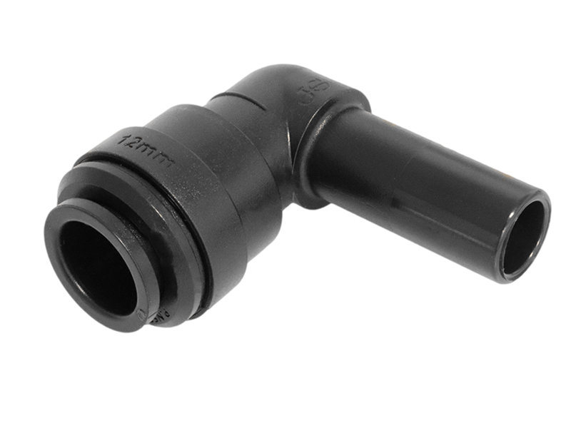 John Guest Push Fit Stem Elbow 12mm | 12 Volt Planet