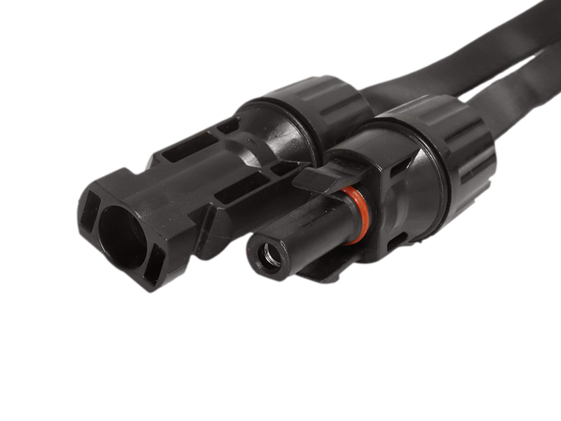MC4 To MC4 4.0mm² Flat Extension Cable – 0.5m Long | 12 Volt Planet