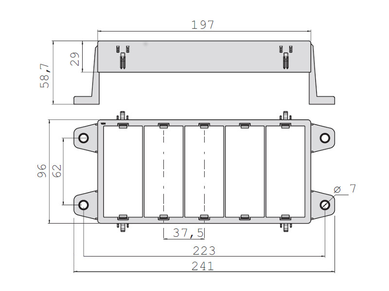 5-Way Module Housing - MTA | 12 Volt Planet