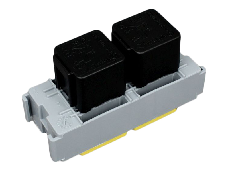 Module For 2x Mini Relays - MTA Modular System | 12 Volt Planet