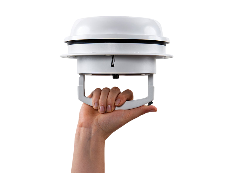 Maxxair Maxxfan Dome Roof/Wall Fan - Black | 12 Volt Planet