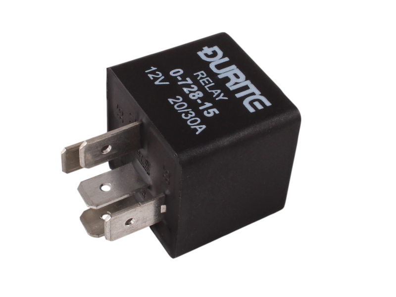 Mini Changeover Relay 12V 20/30A With Resistor | 12 Volt Planet