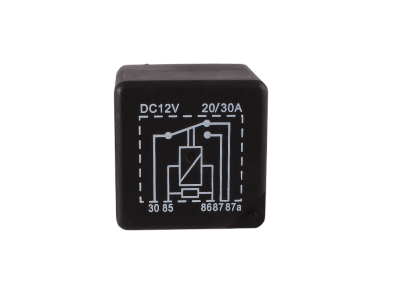 Mini Changeover Relay 12V 20/30A With Resistor | 12 Volt Planet
