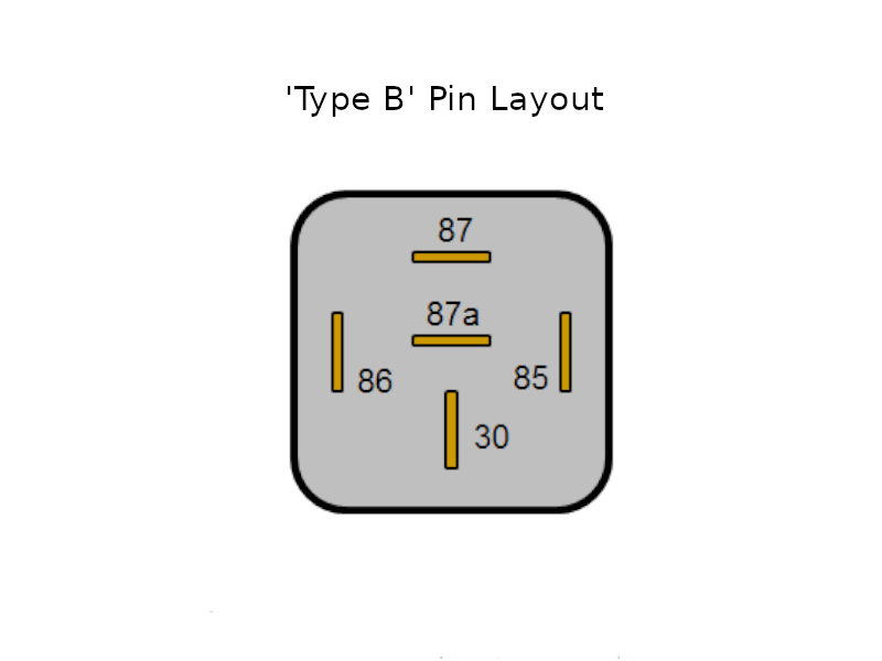 Mini Make & Break Relay - Normally Open (NO) Contacts,12V 40A - Twin ...