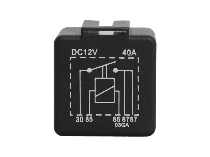 Mini Make & Break Relay - Normally Open (NO) Contacts,12V 40A - Twin ...