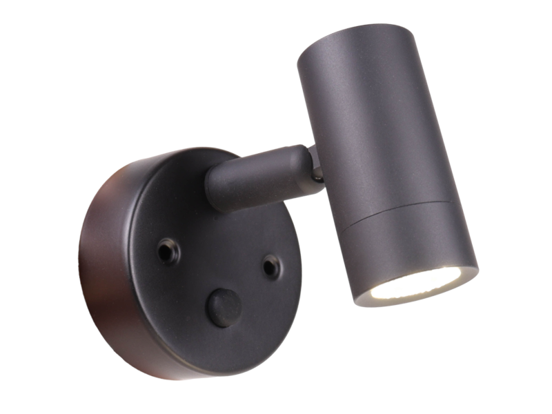 Nano 12V LED Spot Light With USB Socket - Black (Neutral White) | 12 ...