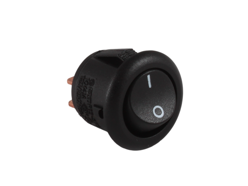 12V ON/OFF Round Micro Rocker Switch | 12 Volt Planet