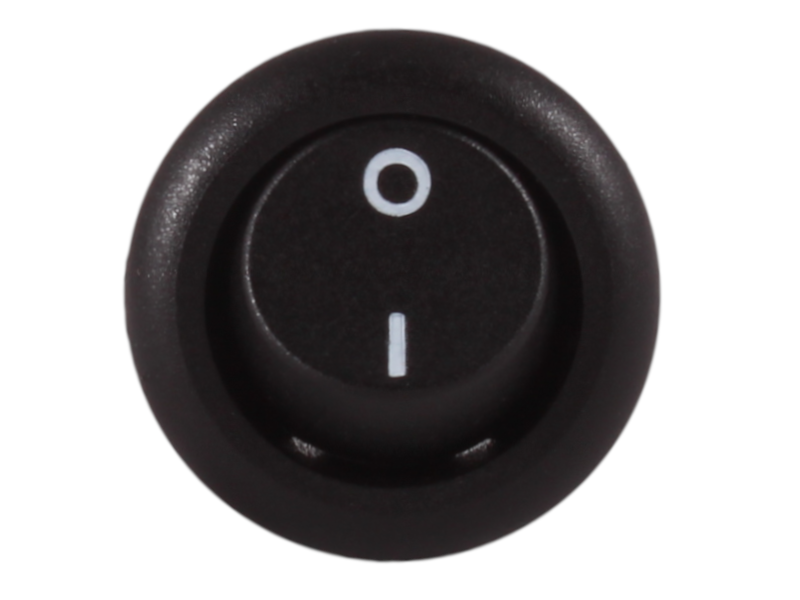 12V ON/OFF Round Mini Rocker Switch | 12 Volt Planet