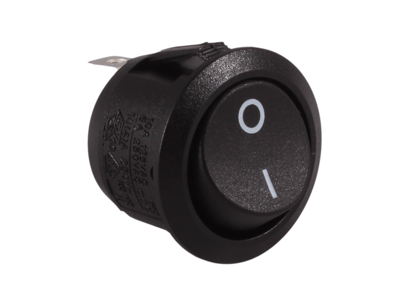 12V ON/OFF Round Mini Rocker Switch | 12 Volt Planet