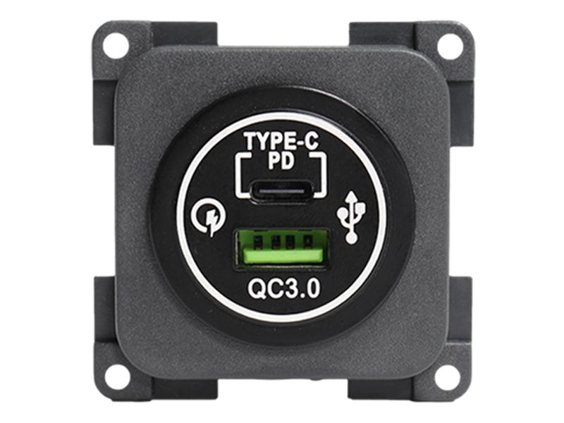 CBE USB-C + USB-A Charger - Grey | 12 Volt Planet