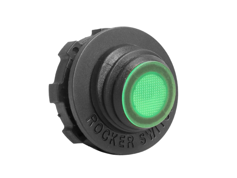 Panel Mount Holder For 20mm Push-In Round Rocker Switches | 12 Volt Planet