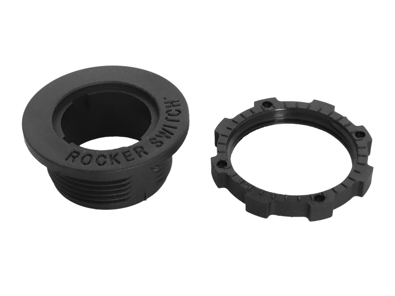 Panel Mount Holder For 20mm Push-In Round Rocker Switches | 12 Volt Planet