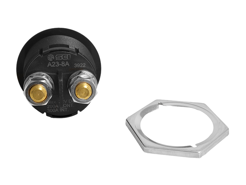 Panel Mount Miniature Battery Isolation Switch - 200A | 12 Volt Planet