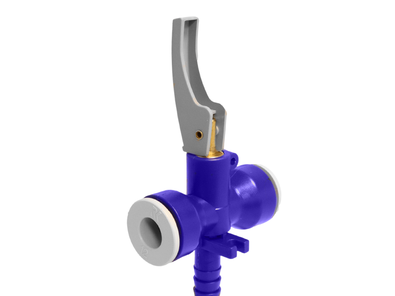 Reich UniQuick Push Fit Inline (Twin) Drain Valve 12mm | 12 Volt Planet