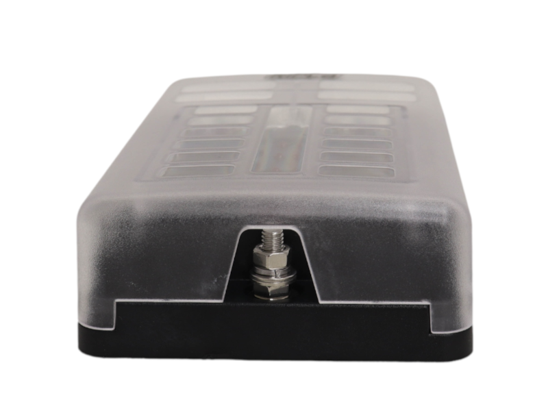 Ripca Standard Blade Fuse Box With Positive & Negative Busbars & LEDs ...