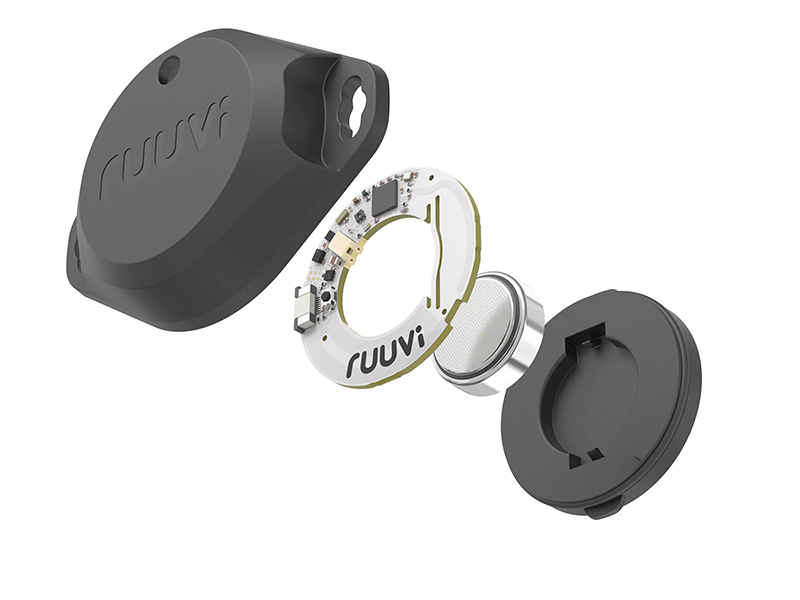 RuuviTag Pro 3-in-1 Wireless Temperature, Humidity & Motion Sensor ...