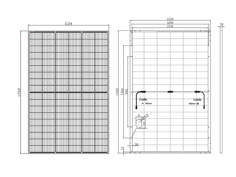 Photonic Universe 400W Bifacial Monocrystalline Rigid Framed Solar ...