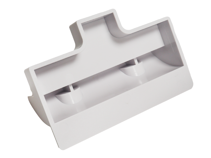 Set of 2 White Plastic Side Mounting Brackets For Rigid Framed Solar ...