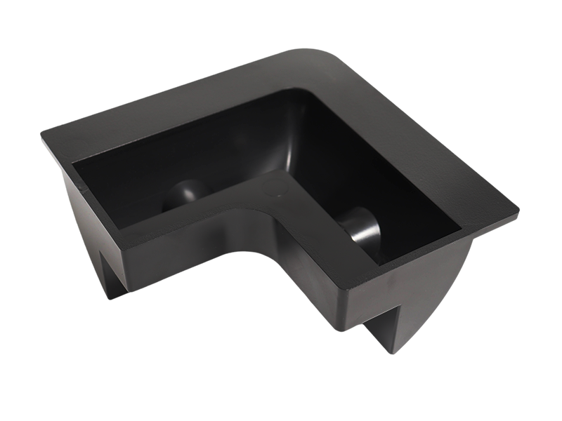 Set of 4 Black Plastic Corner Mounting Brackets For Rigid Framed Solar ...