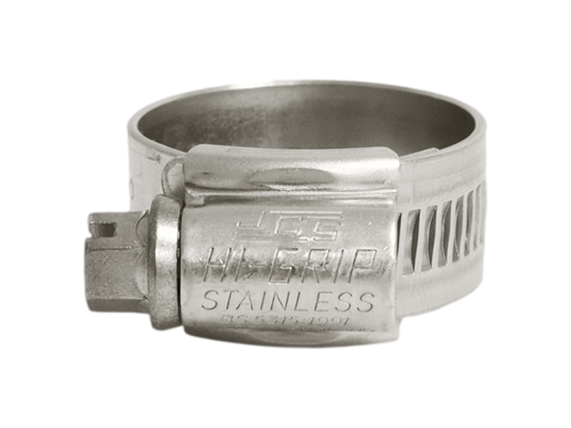 JCS Hi-Grip Stainless Steel 304 Hose Clip 17-25mm | 12 Volt Planet