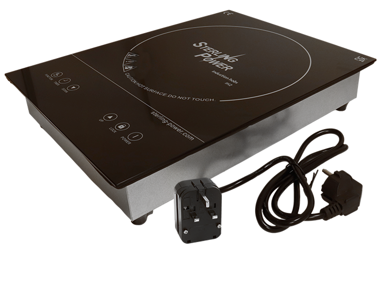 Sterling Power 2000W Fixed/Recessed Single Induction Hob (Built-In ...