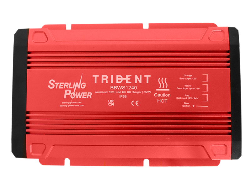 Sterling Power Trident IP68 Pro Batt BBWS1240 - 12/24V to 12V 40A DC-DC ...