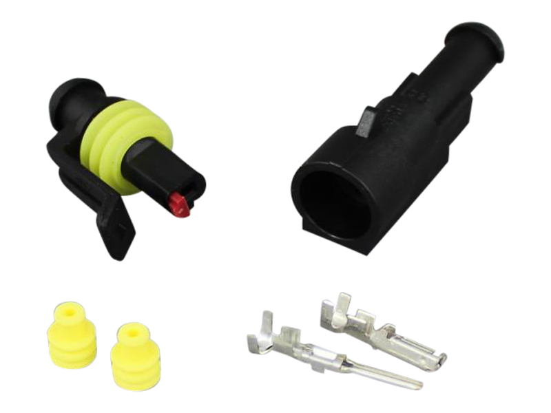 1 Way Superseal Waterproof Connector (M/F Pair) | 12 Volt Planet