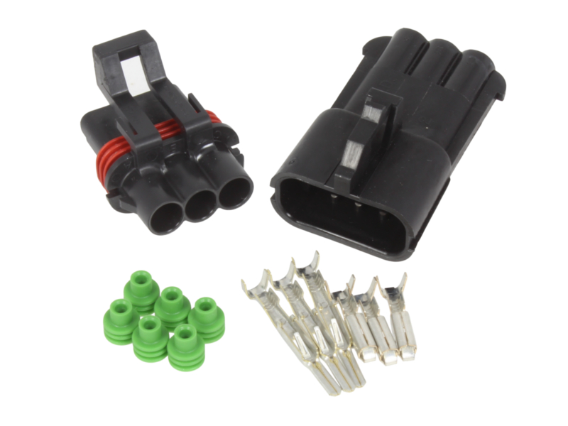 3 Way Superseal 2.8 Series Waterproof Connector | 12 Volt Planet