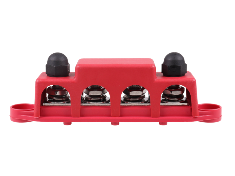 VTE 250A Large 4 Point M10 Positive Distribution Block/Busbar With ... VTE 250A Large 4 Point M10 Positive Distribution Block/Busbar With ...