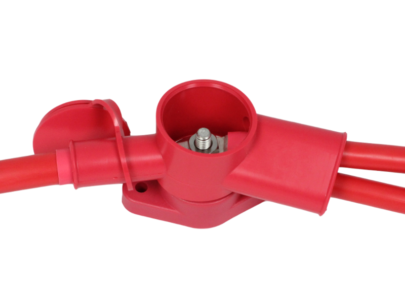 VTE 795 Series Terminal Insulator - 3 Way - Red | 12 Volt Planet