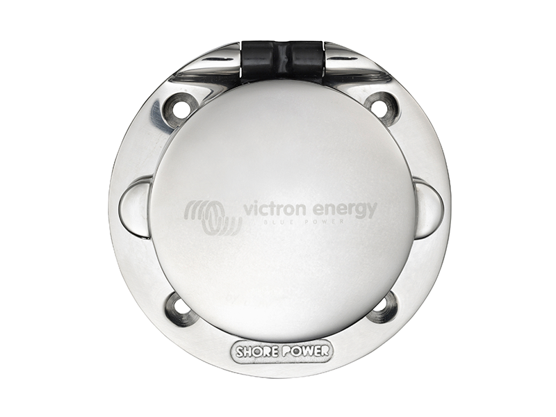 Victron Energy Shore Power Inlet - Stainless Steel Cover - 250VAC/16A 3 ...
